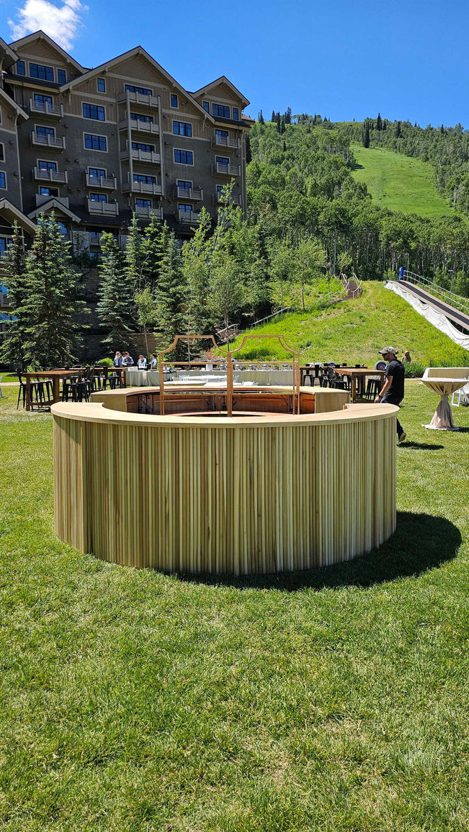 Fluted Round Bar – Tavolo Rental