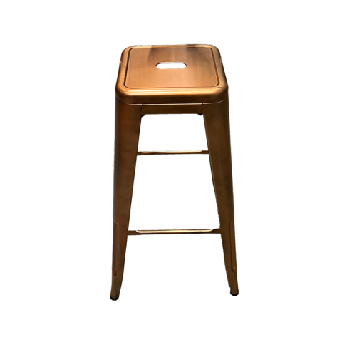 Metal Stool - Copper – Tavolo Rental