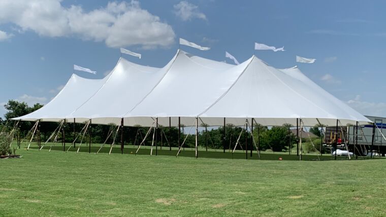 59' Twin Tidewater Sail Cloth Tents – Tavolo Rental