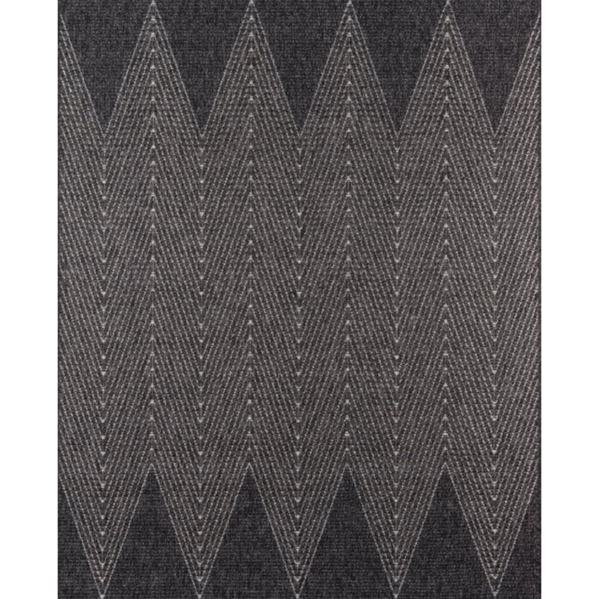 Charcoal Chevron Area Rug – Tavolo Rental