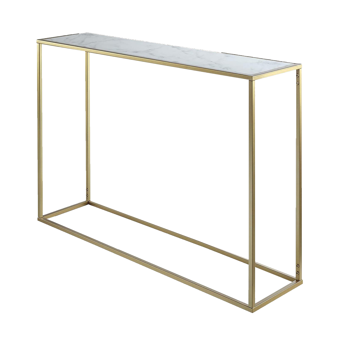 Gold Rim Console Table – Tavolo Rental